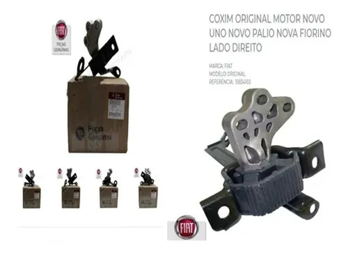 Coxim Elastico Do Motor Original Novo Uno/fiorino 51834103 – Rey Brasil ...